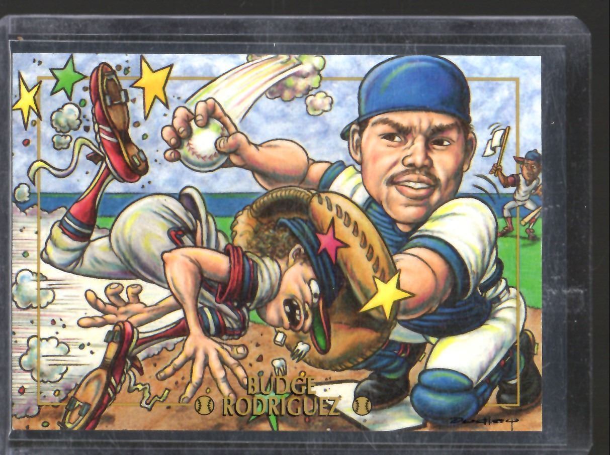 1993 Cardtoons Baseball Card #59 Budge Rodriguez
