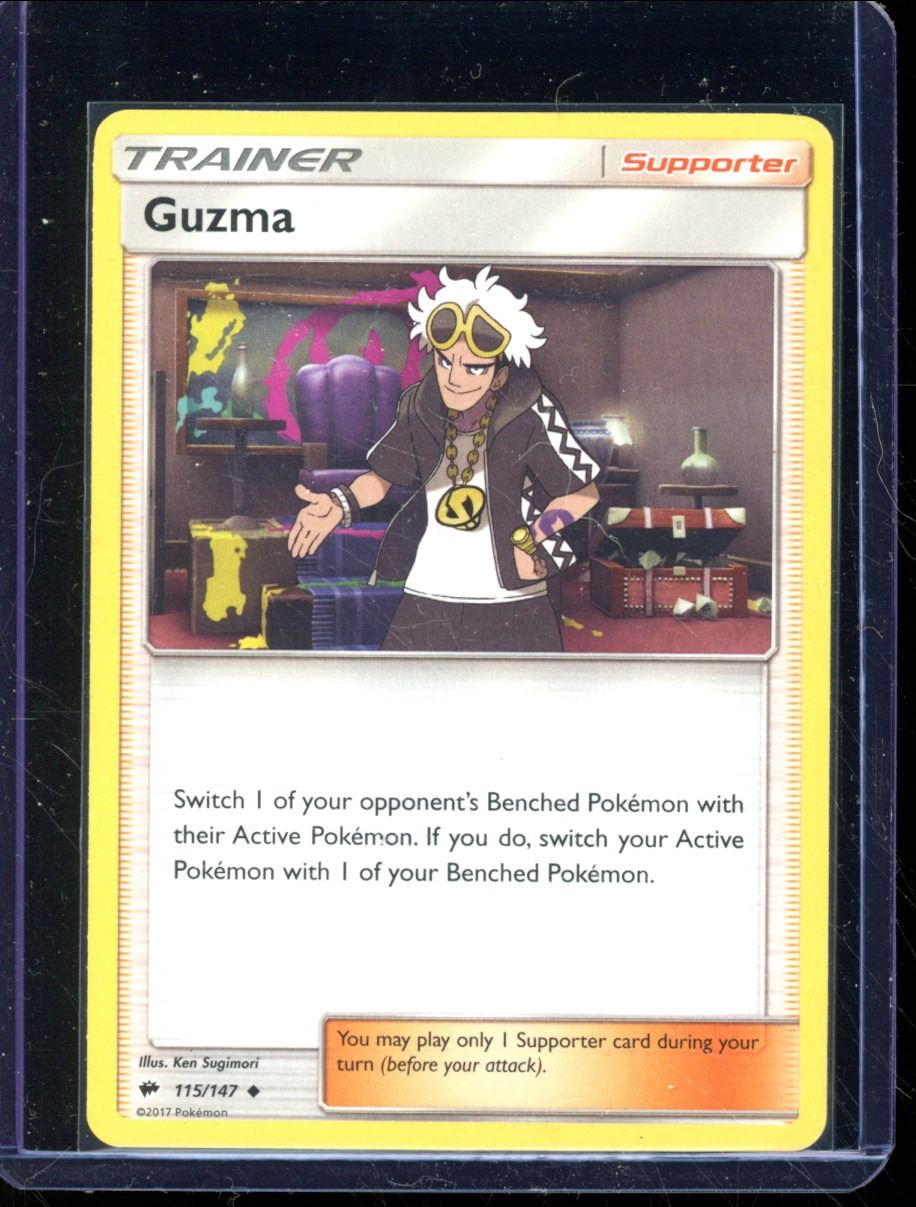 Pokemon Guzma - 115/147 - Uncommon Burning Shadows