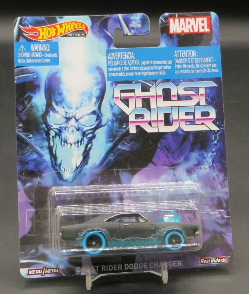 New Hot Wheels Marvel Ghost Rider Dodge Charger Die-Cast