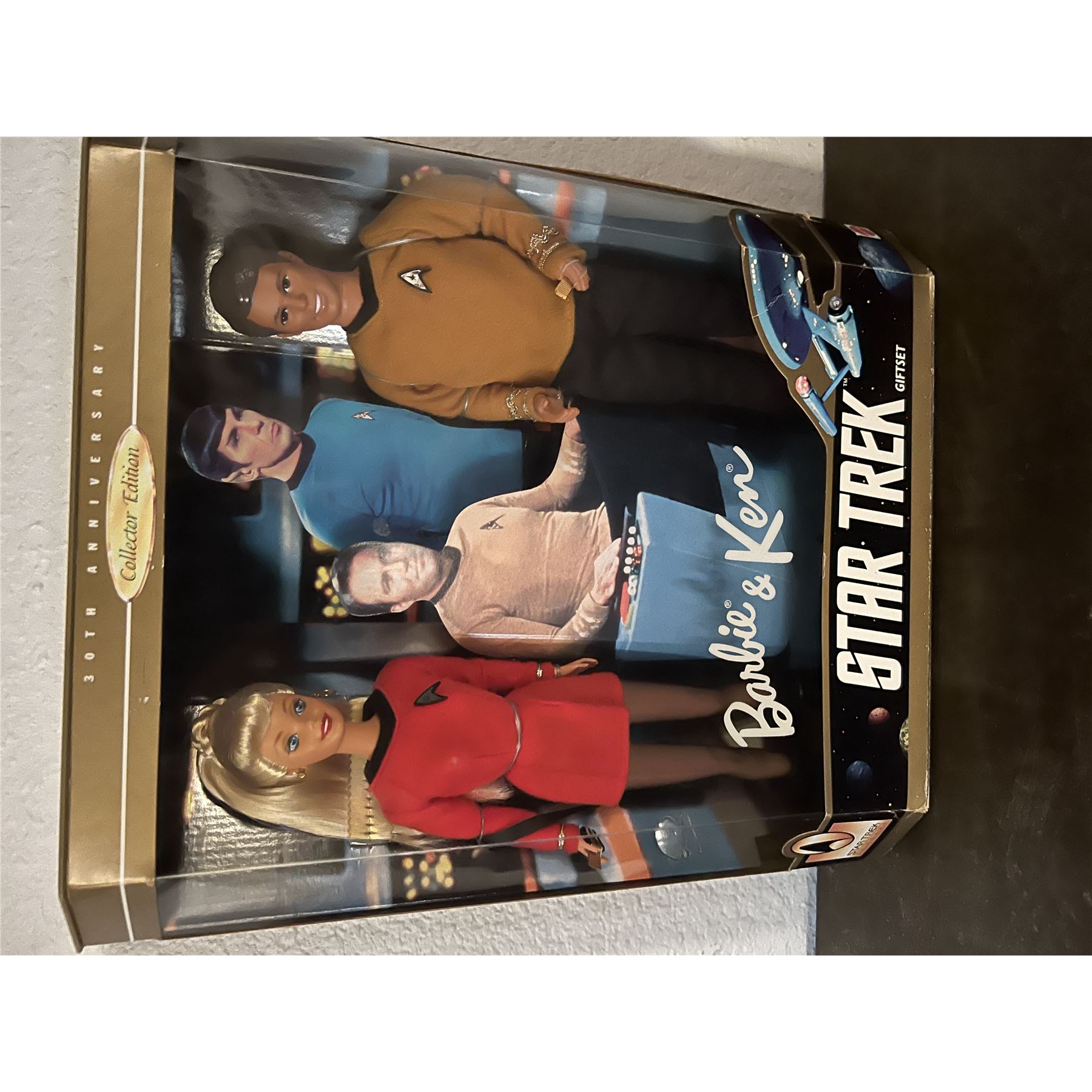 Mattel 30th Anniversary Collector Edition Barbie and Ken Star Trek Gift Set