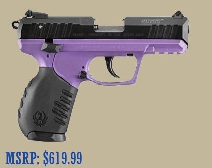 Ruger SR22P .22 LR Purple Pistol