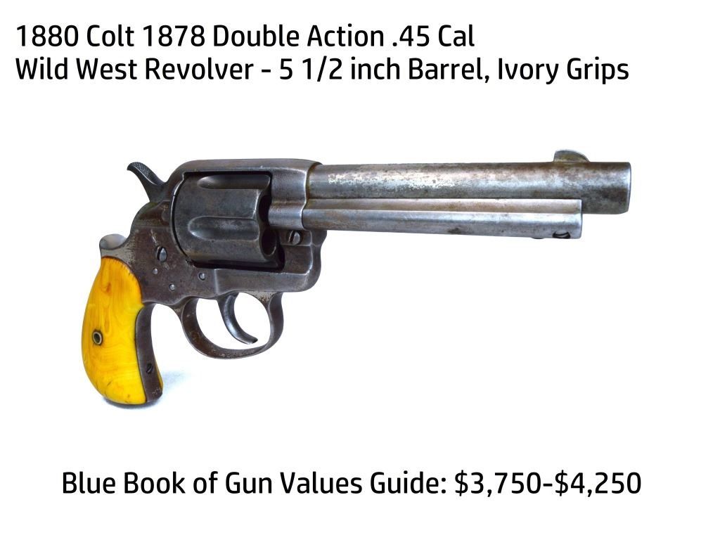 1880 Colt 1878 D.A. Revolver Wild West Gun