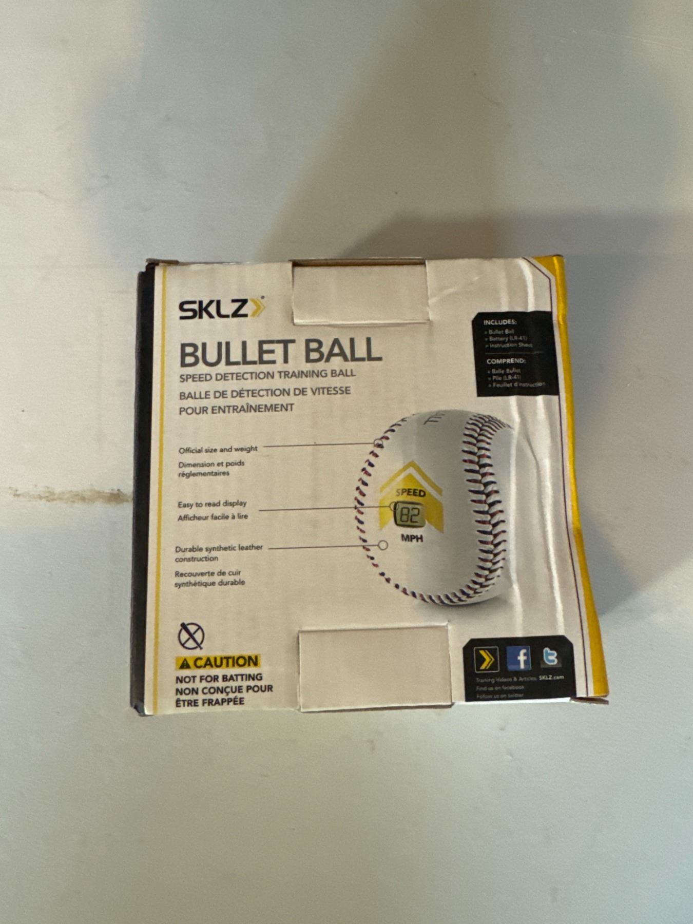 Bullet Ball Speed Detection Training Ball