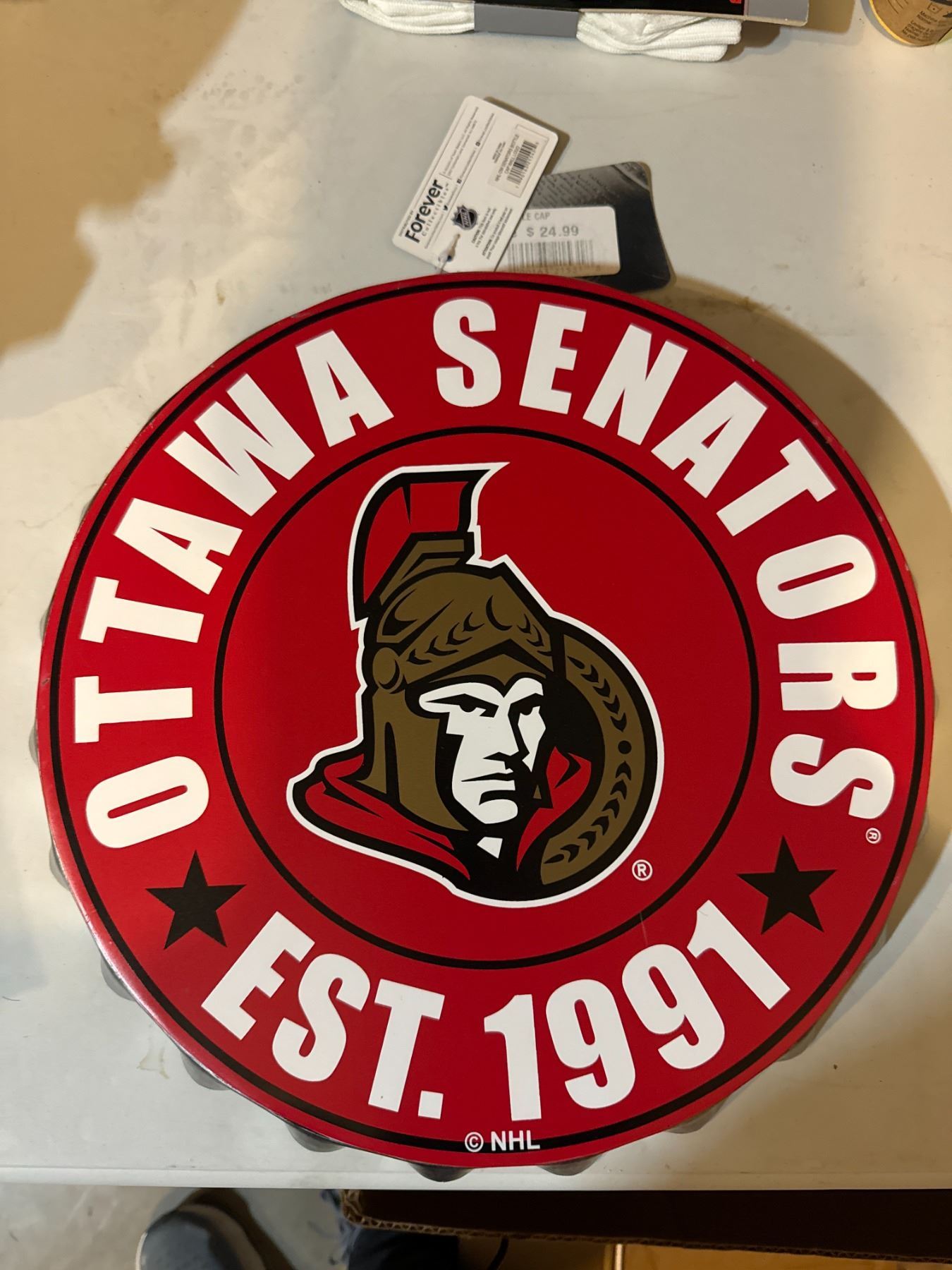 Ottawa Senators Bottle Cap