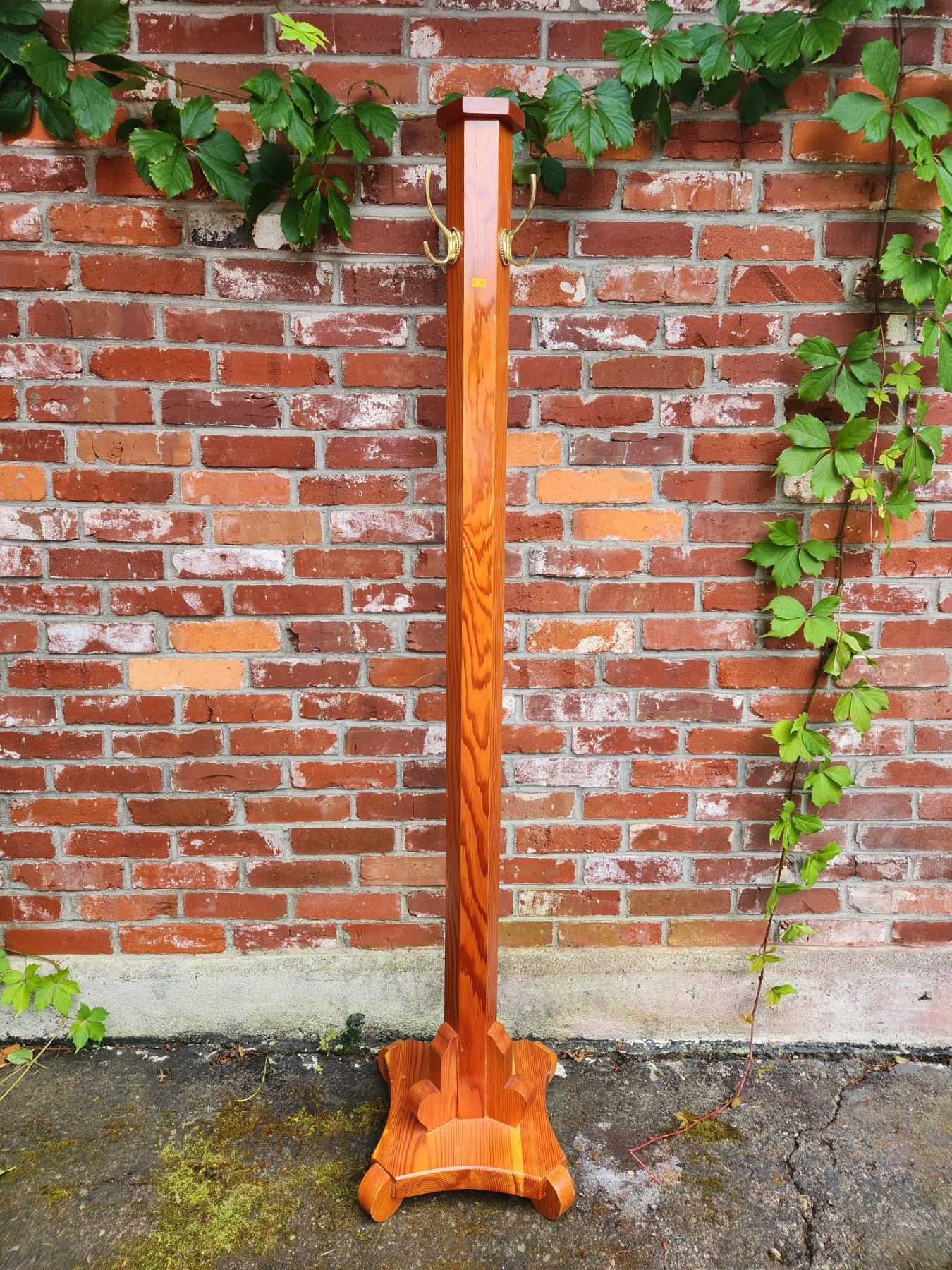 Vintage Wood Coat Rack