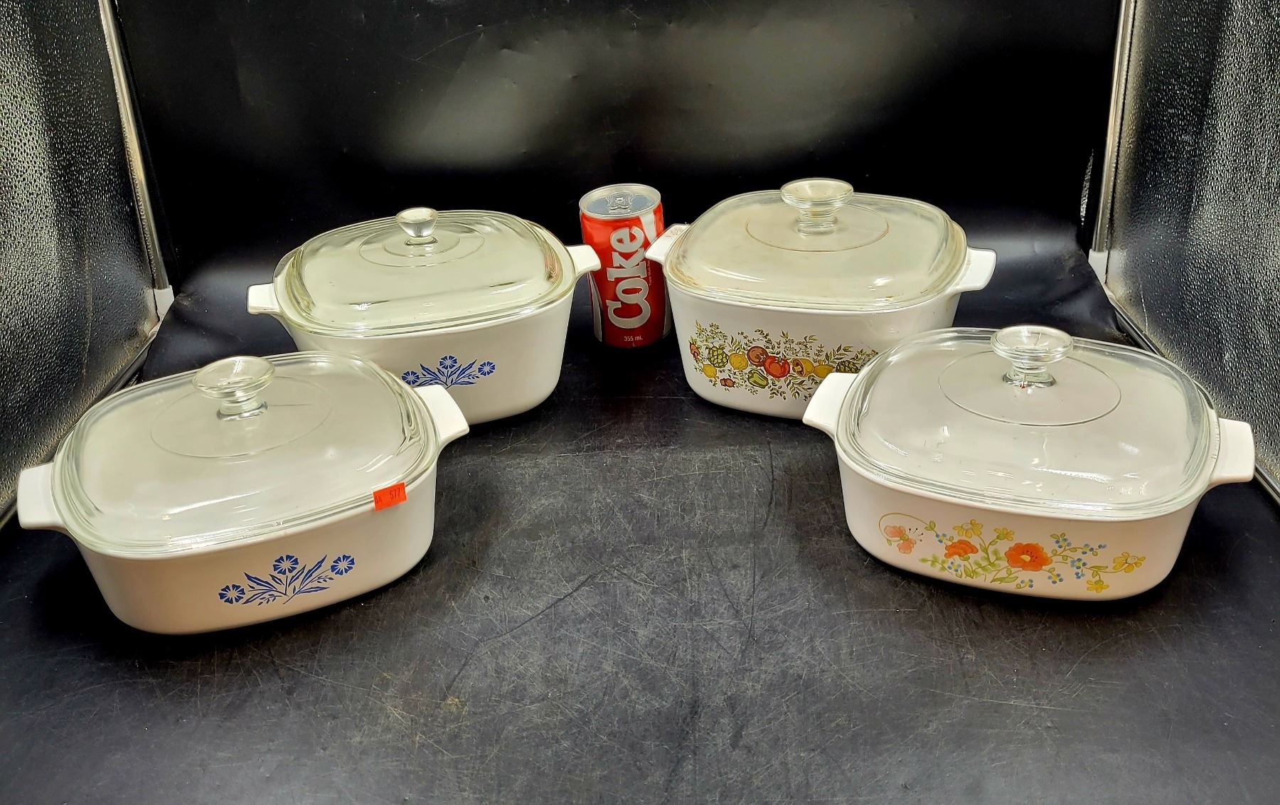 Vintage Corning Ware Casserole Dishes
