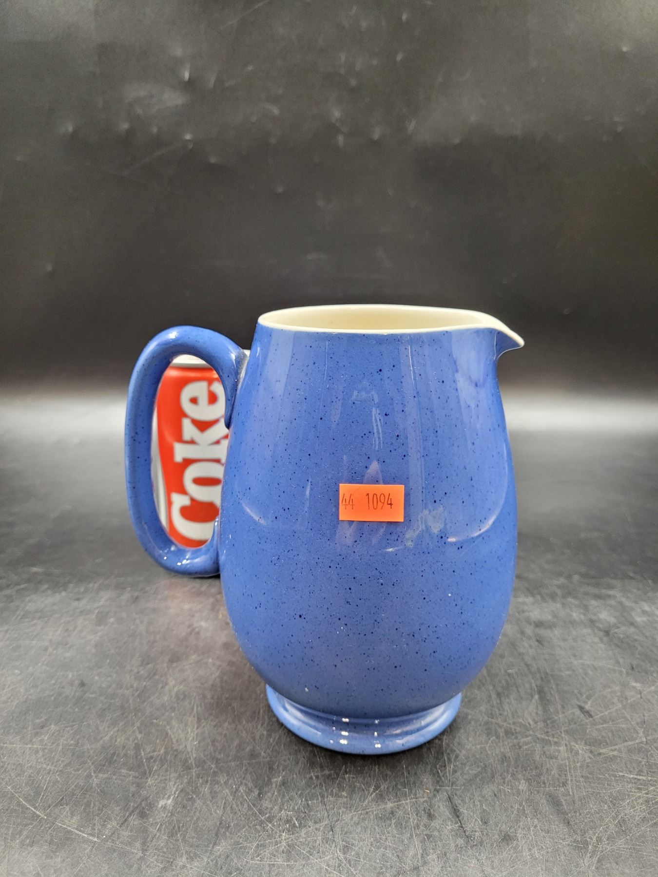 Antique Blue Moorcroft Pitcher Made In England