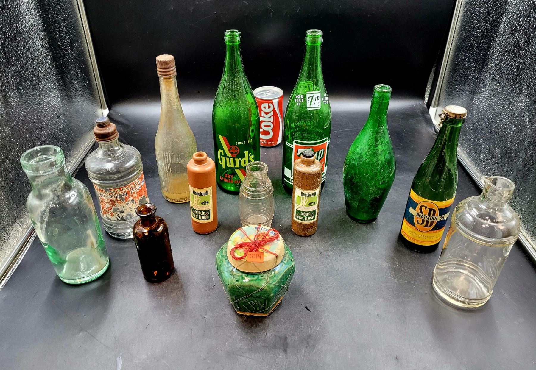 Vintage Empty Soda & Bottles Lot