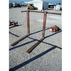 CUSTOMBUILT FORKS TO FIT ON LOADER BACKHOE BUCKET