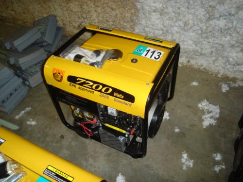LYNX SY7200 WATT PORTABLE GENERATOR, s/n N/A