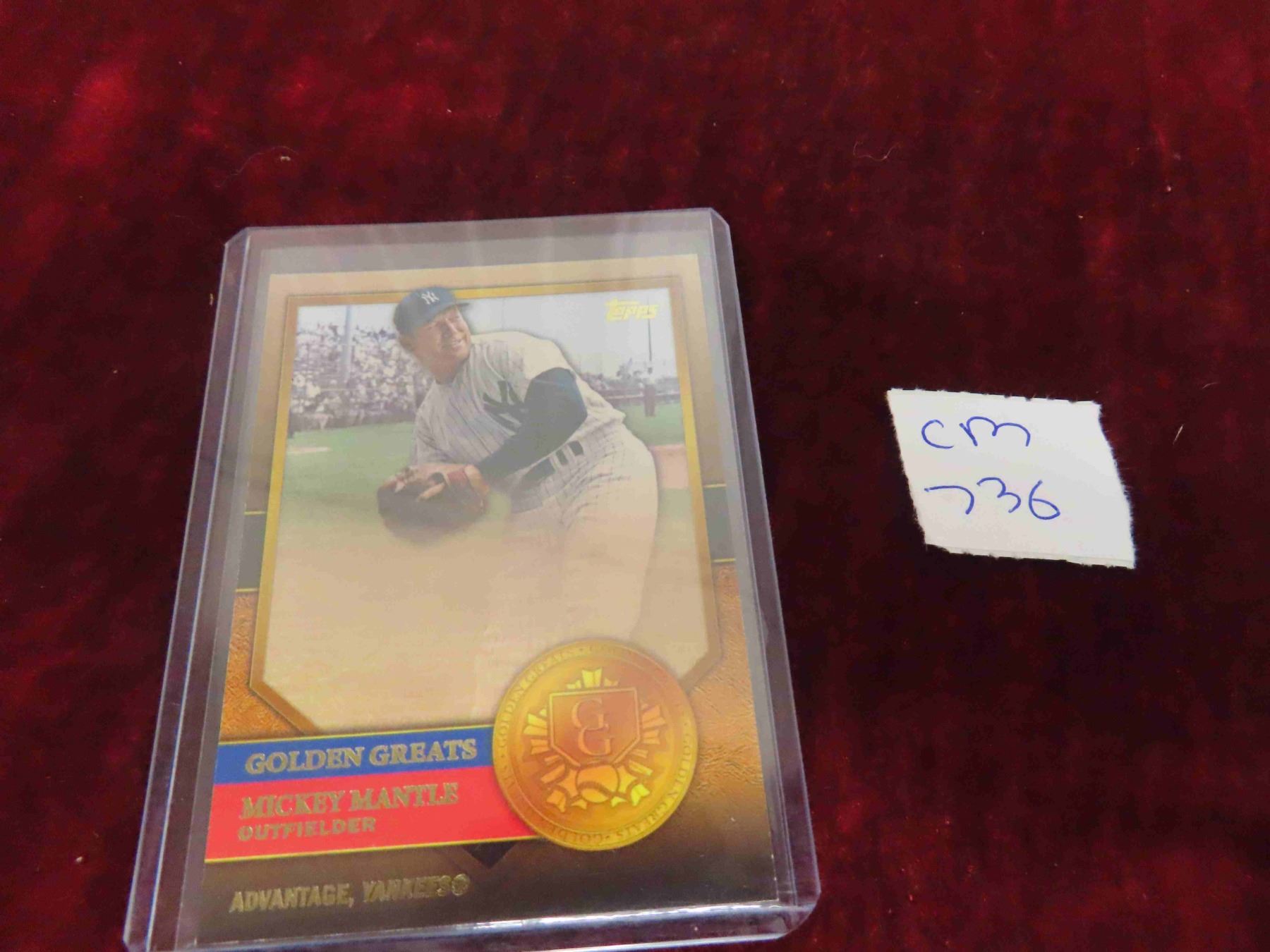 Mickey Mantle Baseball Card - Mcsherry Auction Service Ltd.
