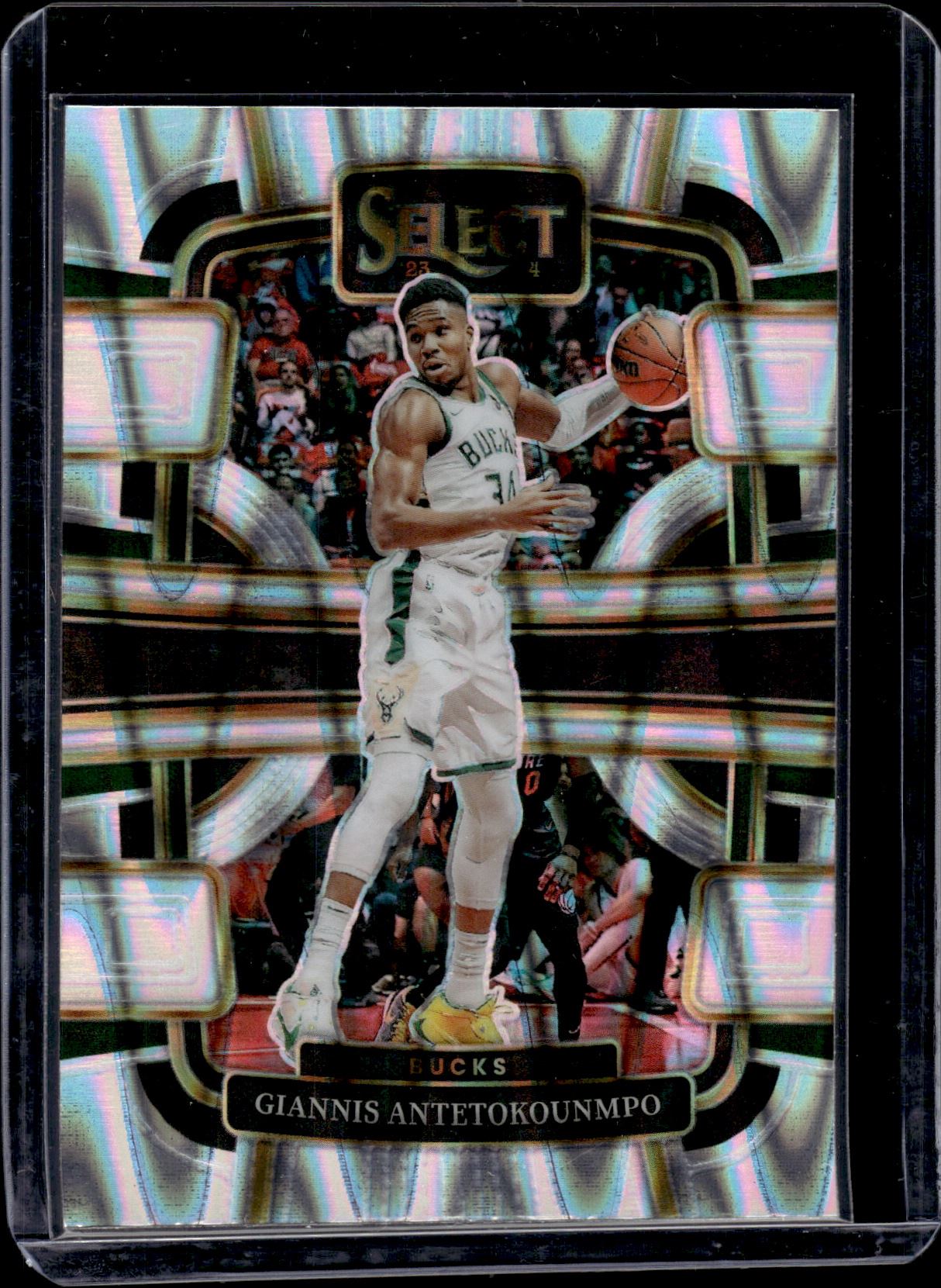 Giannis Antetokounmpo Tectonic Prizm 2023-24 Select #60