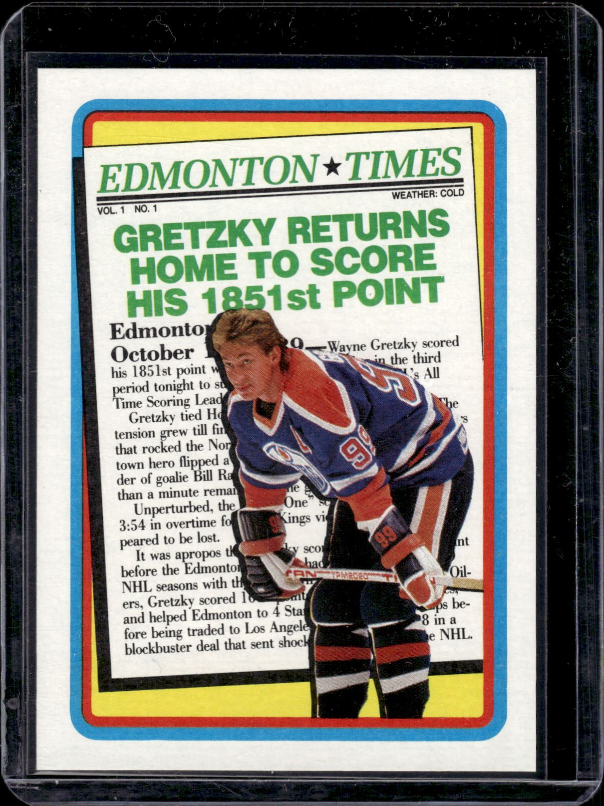 Wayne Gretzky 1990 Topps #2