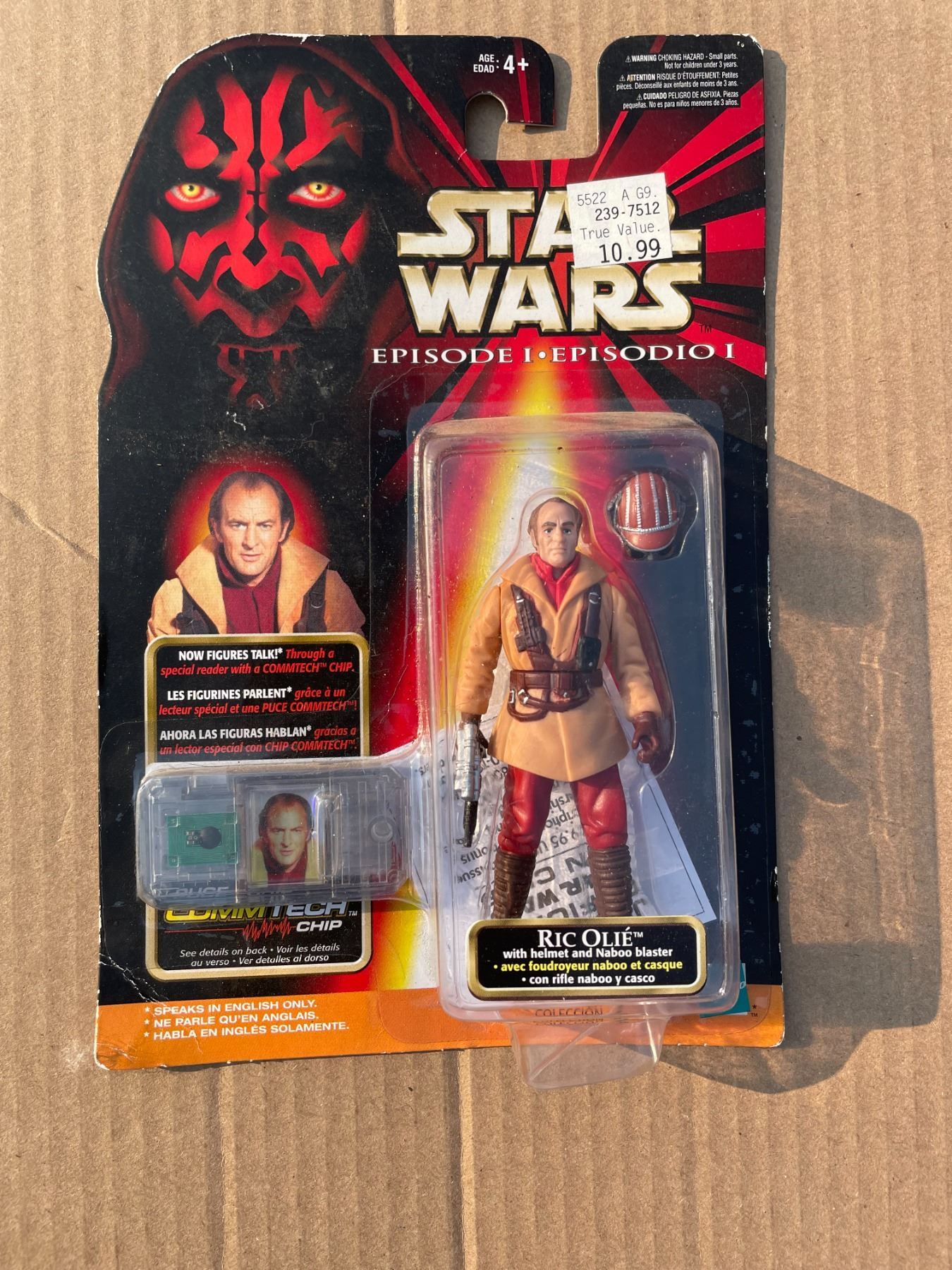 Star Wars episode 1 Ric Olie Figure in Package