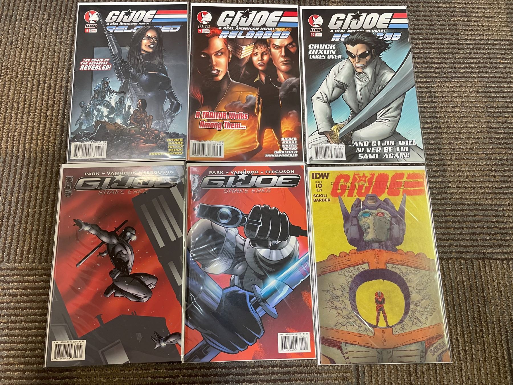 GI Joe SIX COMICS