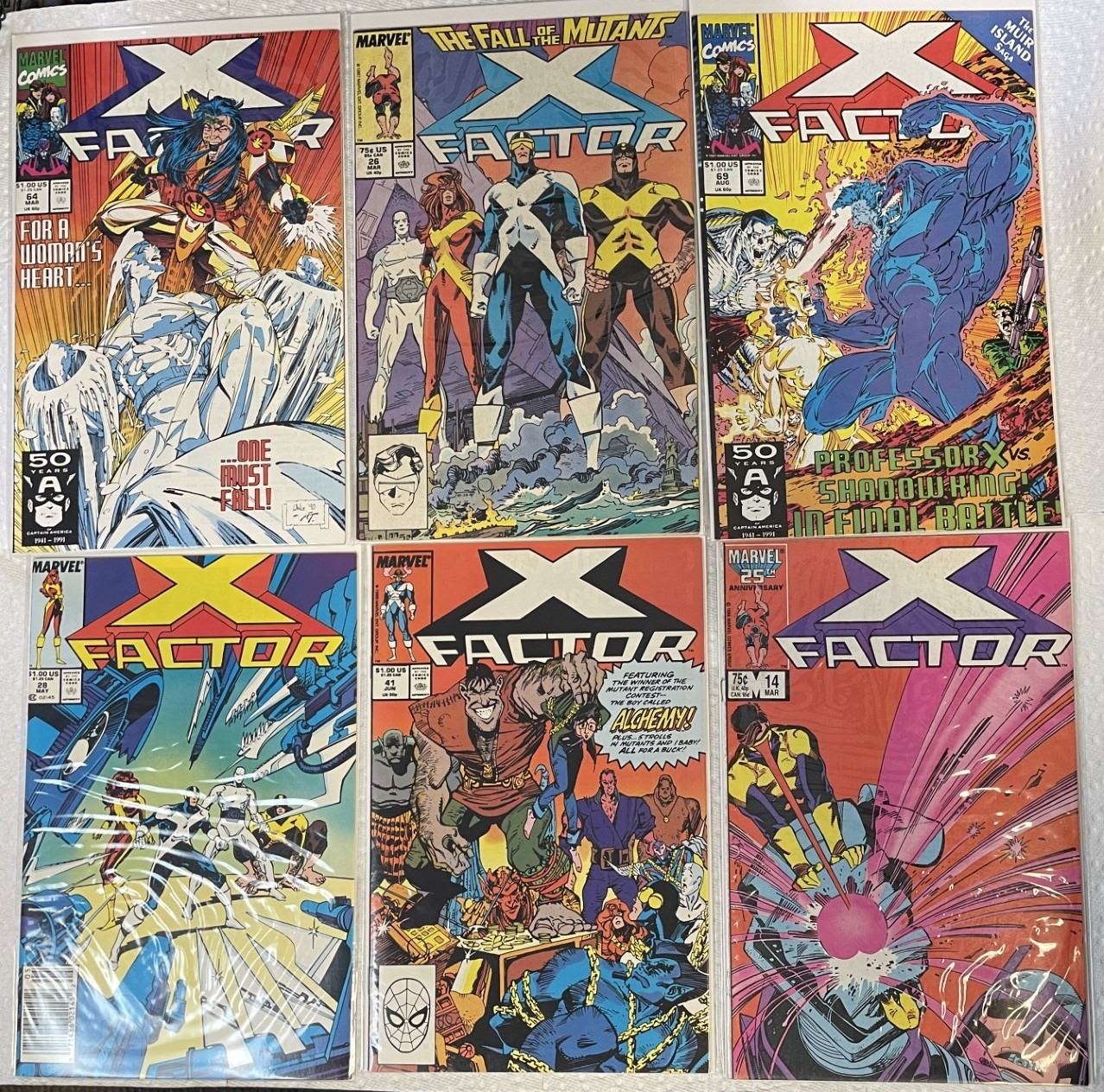 SIX Marvel Comics X Factor