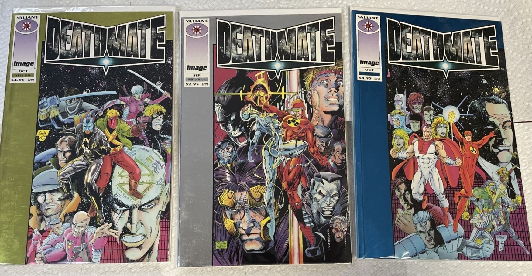 THREE Valiant Comics Deathmate