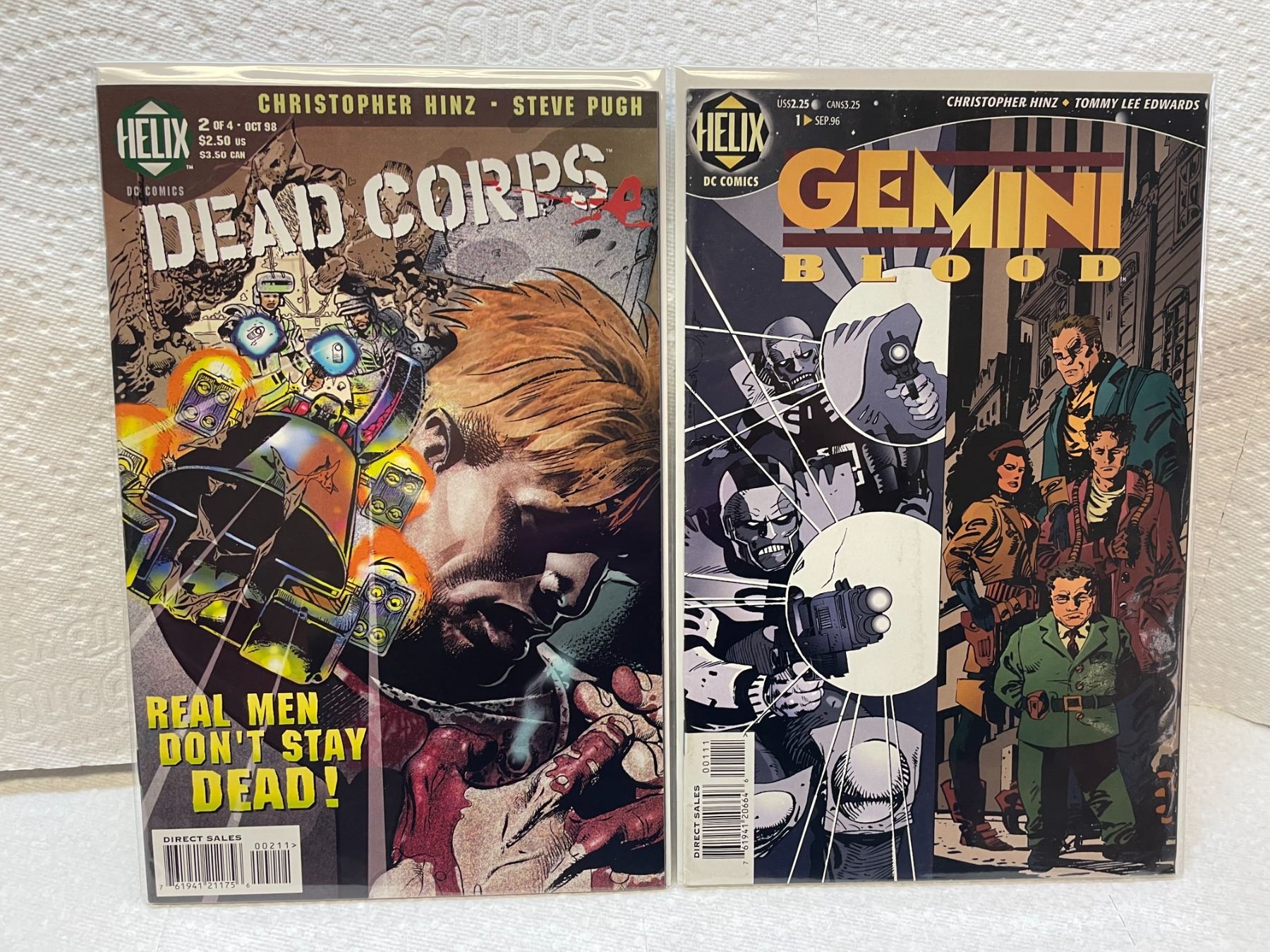 Helix Comics Dead Corps and Gemini Blood