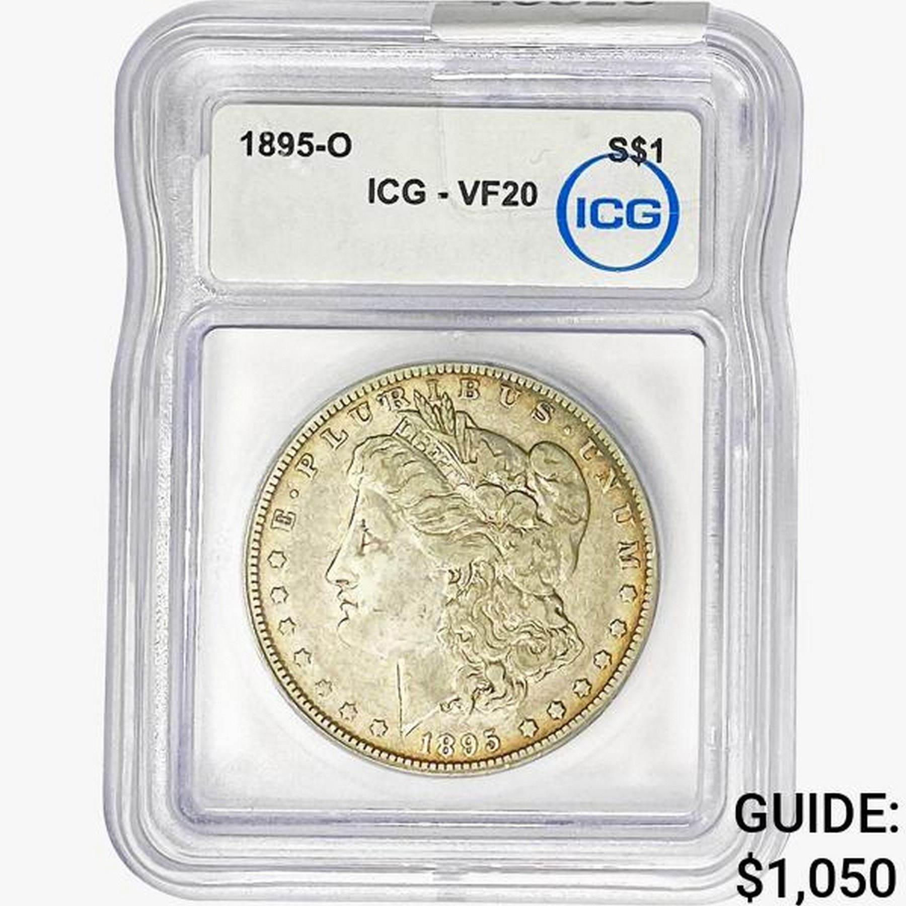 1895-O Morgan Silver Dollar ICG VF20