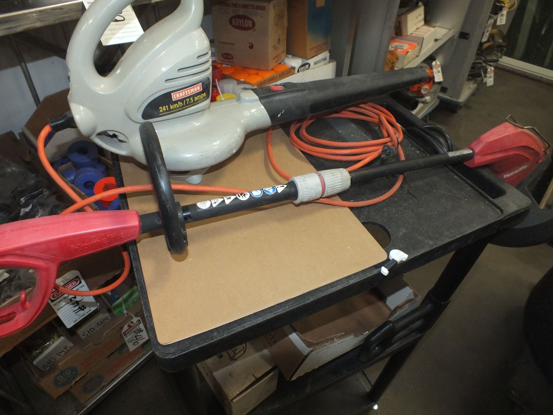 Craftsman Electric Leaf Blower & Homelite Electric Weed Eater