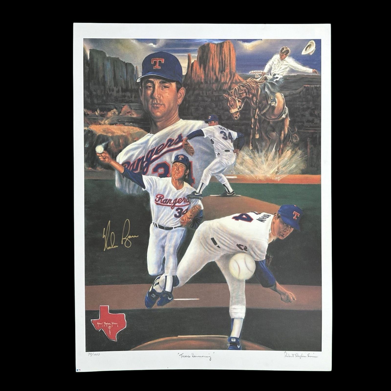 Robert Stephen Simon's "Texas Homecoming" Limited Edition Print Signed ...