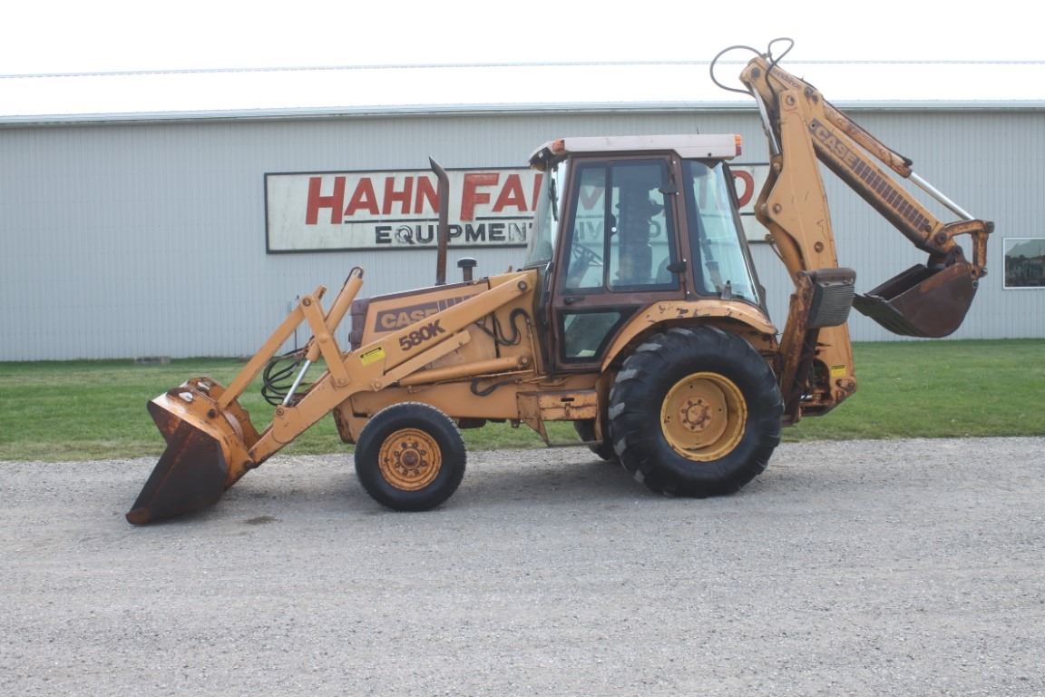 Case 580K 2wd backhoe, extenda-hoe, 3166 hours