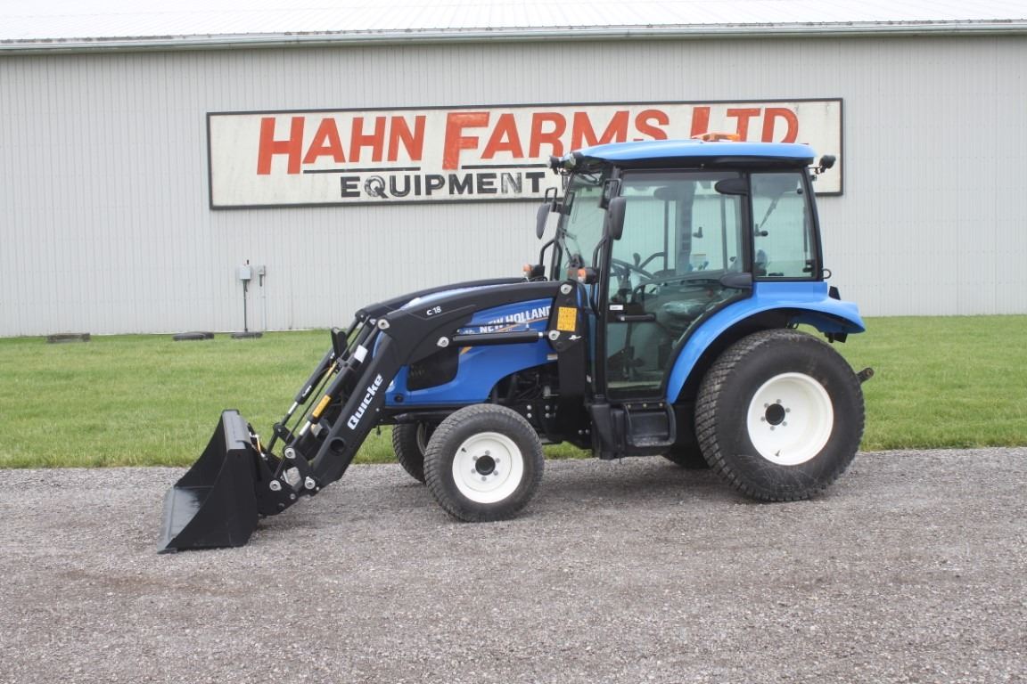 2021, New Holland Boomer 55 4wd compact tractor, New Alo C18 loader ...