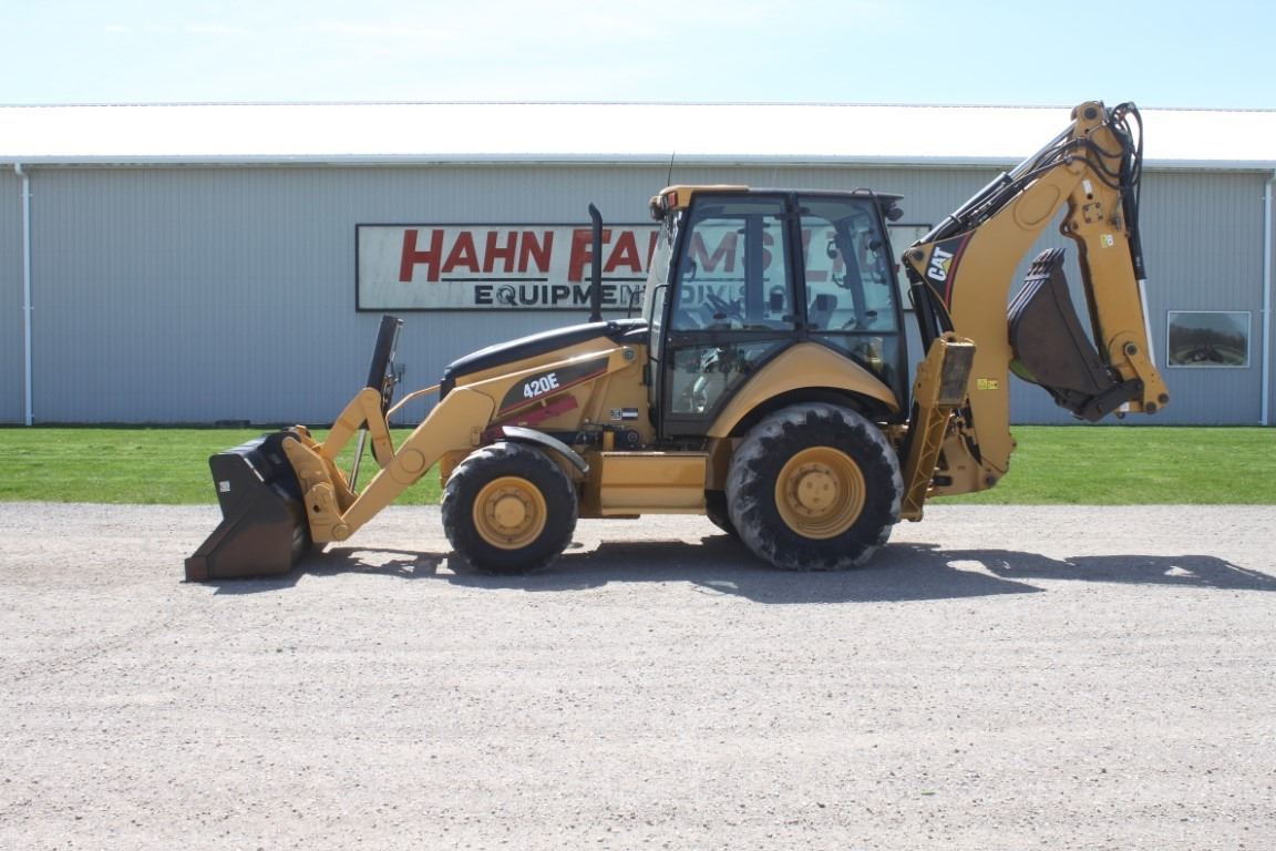 Caterpillar 420E 4wd backhoe, cab,air, Extenda-hoe, 4613 hours