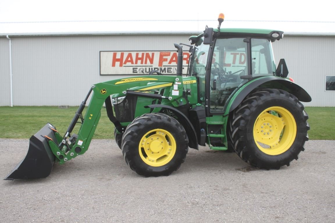 JD 5090R 4wd tractor, cab, air, New Alo X4 loader, 1460 hours