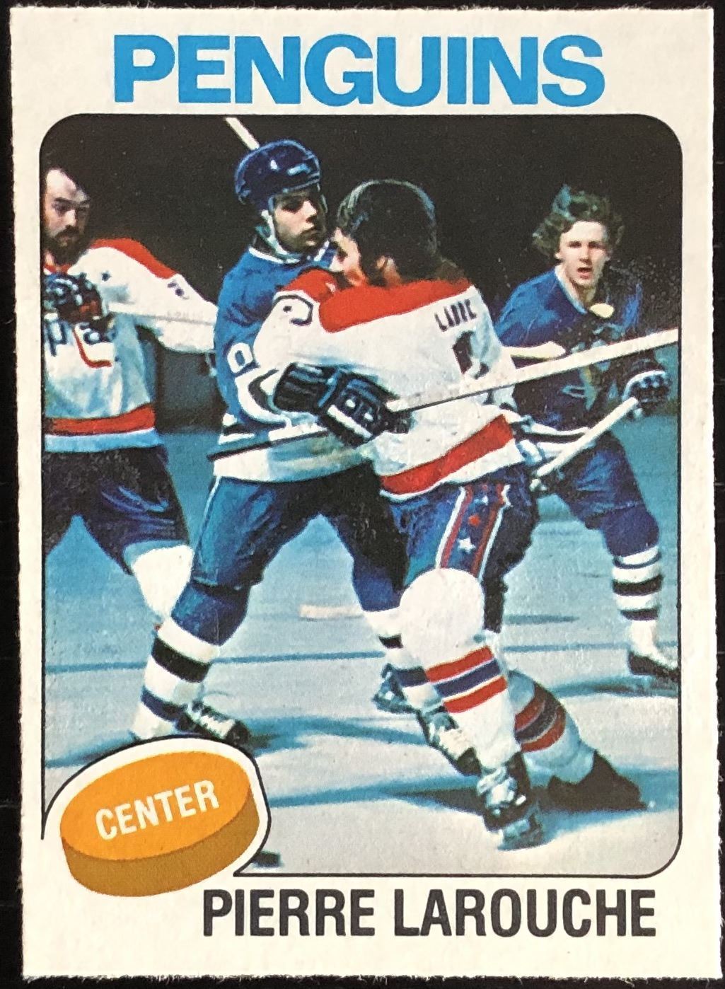 1975-76 O-PEE-CHEE PIERRE LAROUCHE ROOKIE CARD