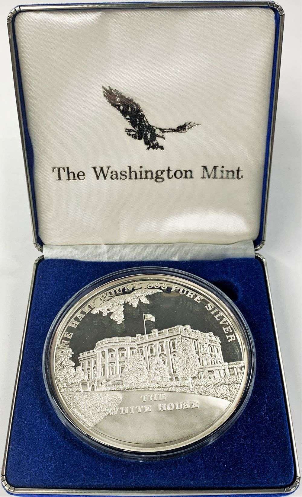 Giant Half Pound 1997 President William Jefferson Clinton Proof .999 Silver