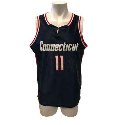 Kelly Schumacker signed University of Connecticut Jersey