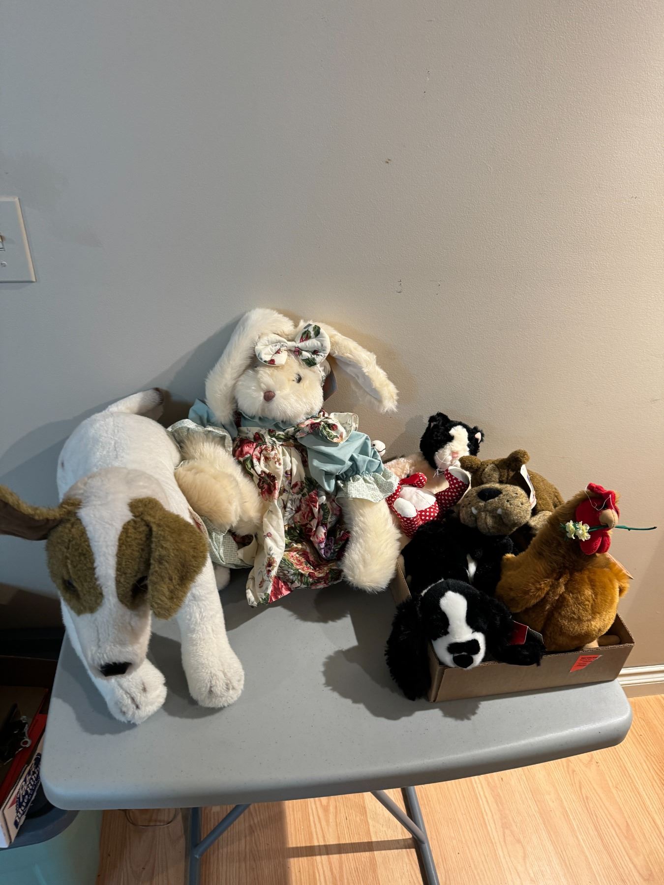 Assorted stuffed animals
