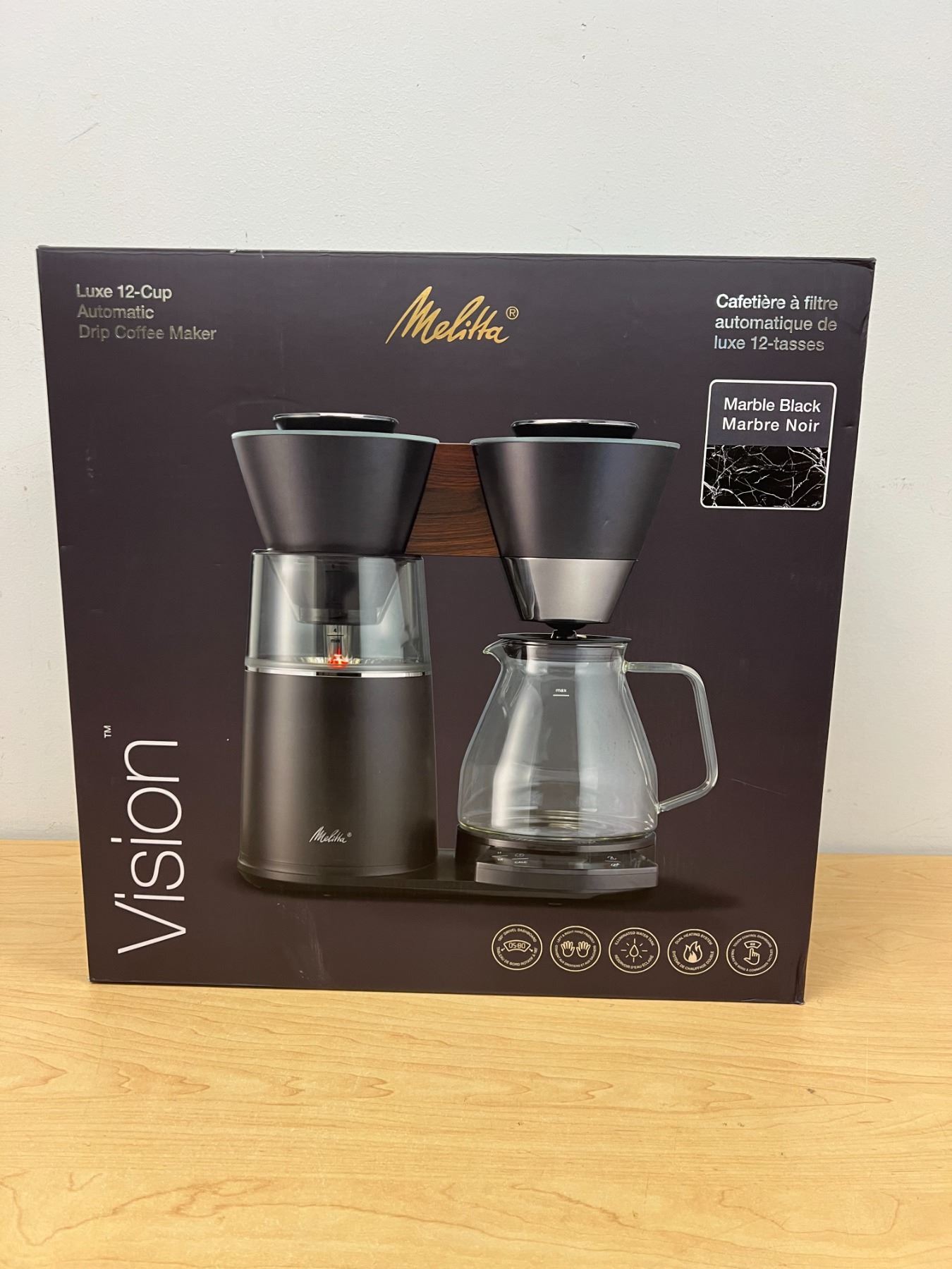 Melita 12 Cup Automatic Drip Coffee Maker - open box, looks new - see ...