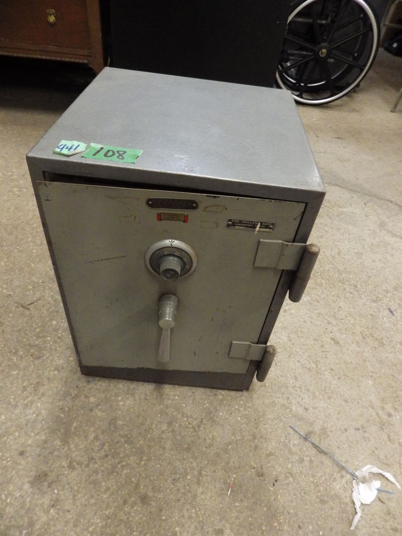 Small combination safe - combination available - no key for interior ...