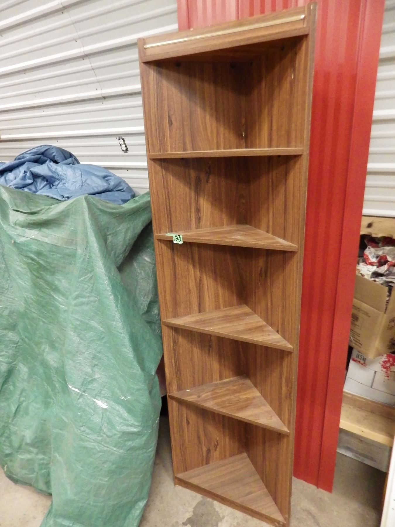Corner shelf unit, Folding keyboard tray and Small shelf unit