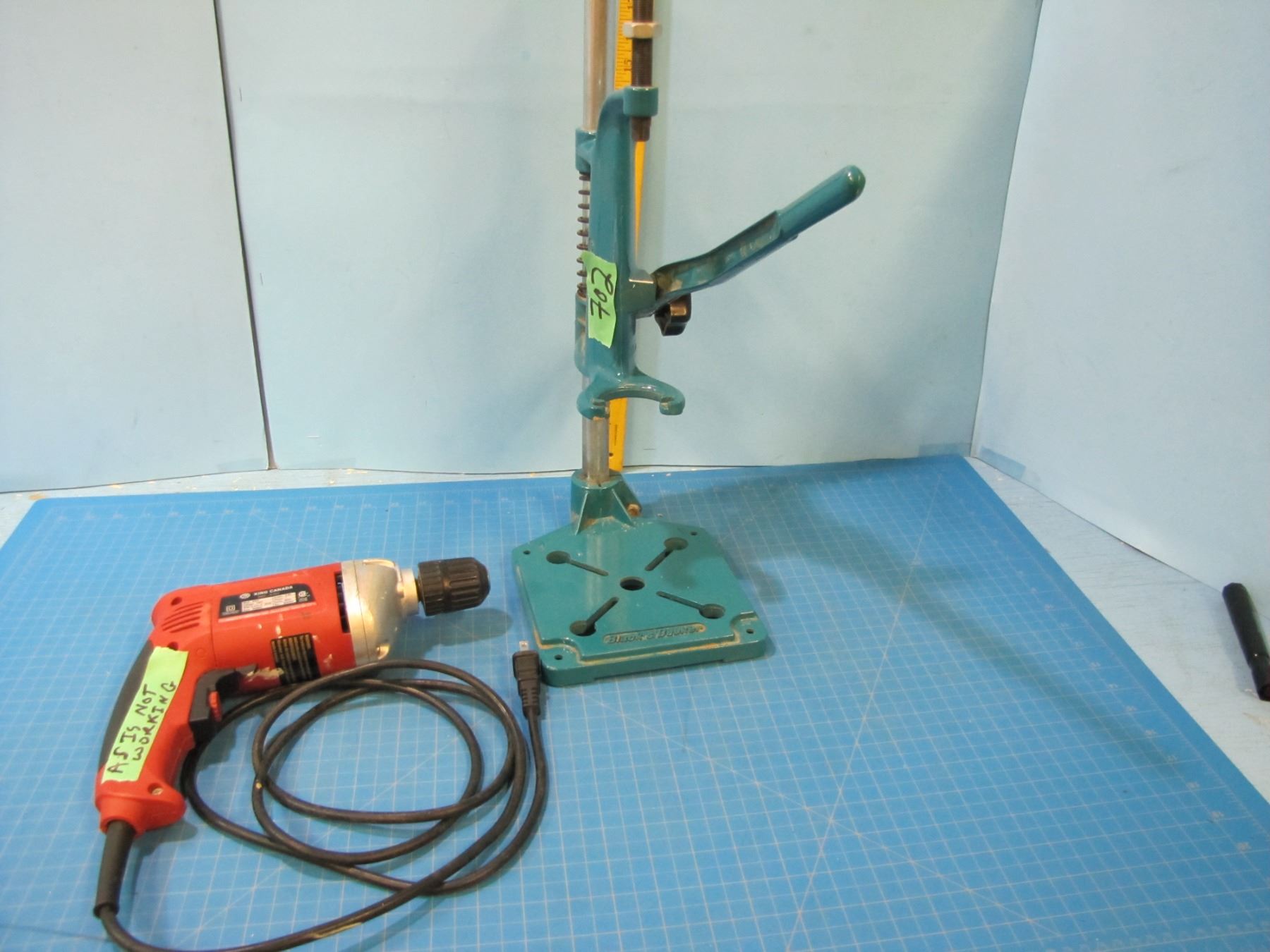 Drill and drill stand