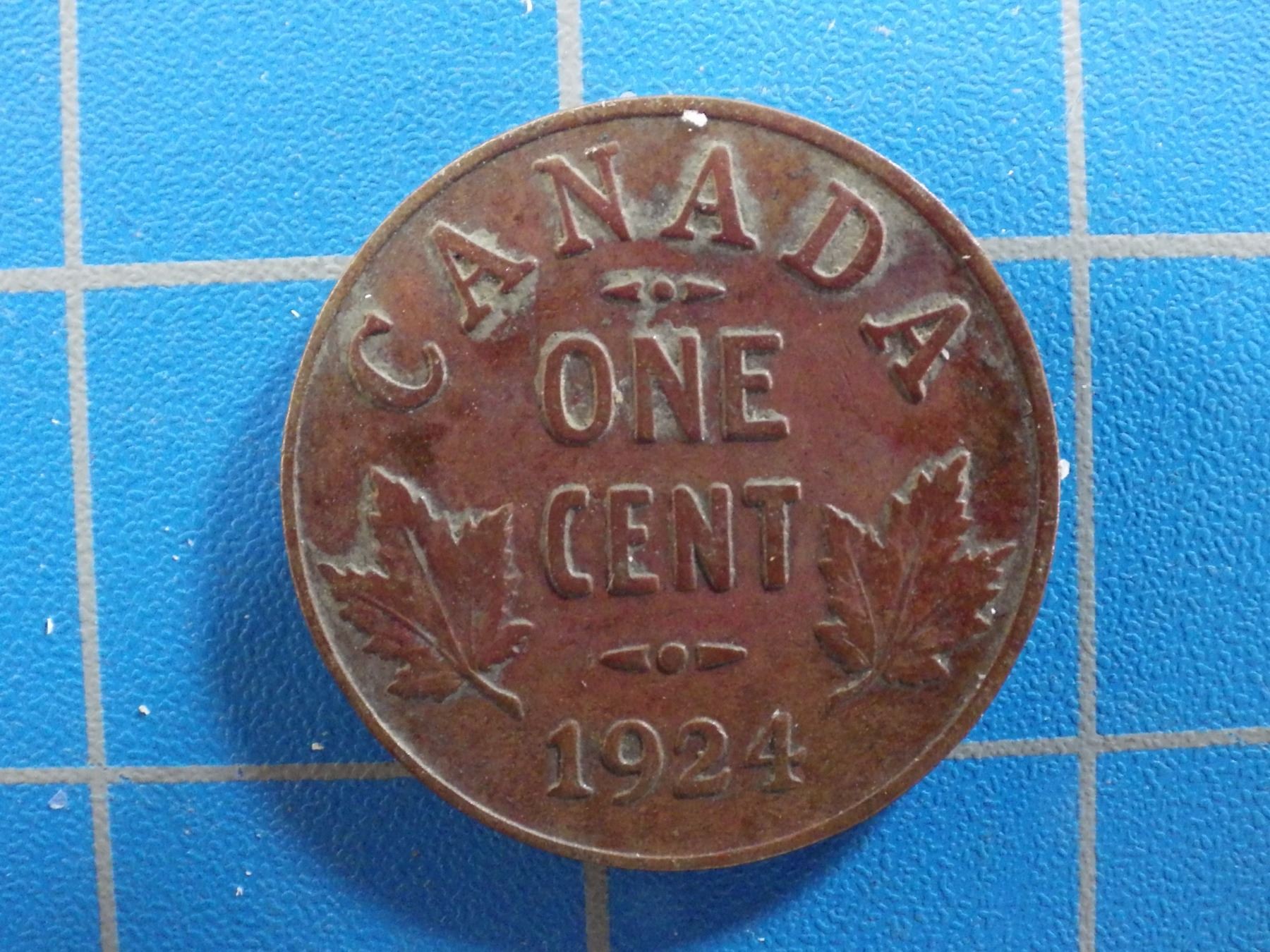 CANADA PENNY 1924