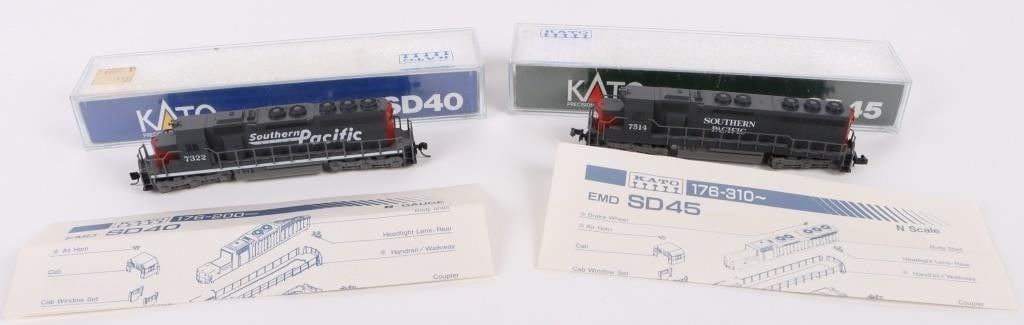 KATO N GAUGE PRECISION SD40 & 45 MODELS - (2)