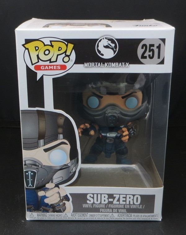 New Funko Pop Mortal Kombat X Sub-Zero #251