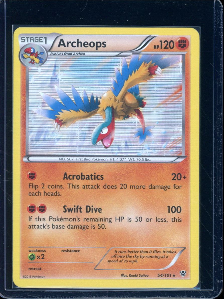 Pokemon Archeops - 54/101 - Rare Holo Plasma Blast