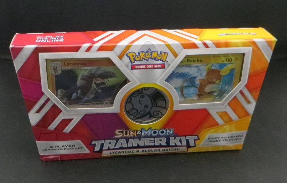 New Pokemon Sun & Moon Trainer Kit Lycanroc & Alolan Raichu