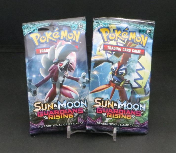 2 Sealed Packs Of Pokemon Sun & Moon Guardians Rising