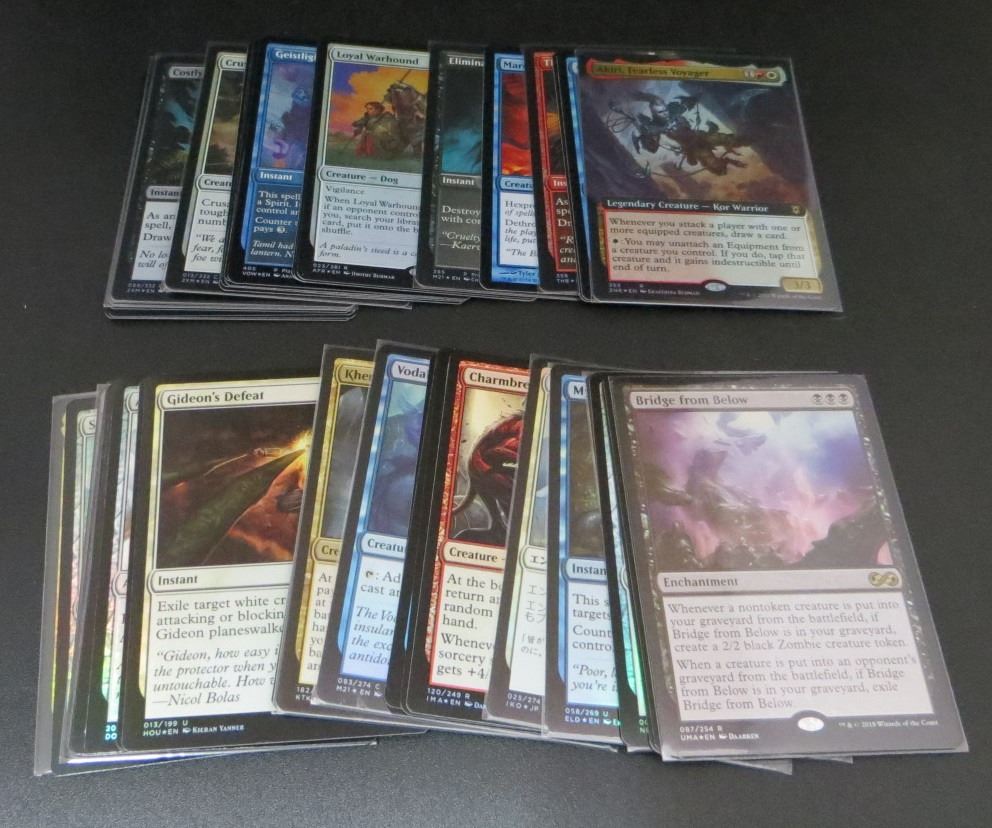 50 Foil MTG Cards includes Commons to Rares Various Sets & Colors