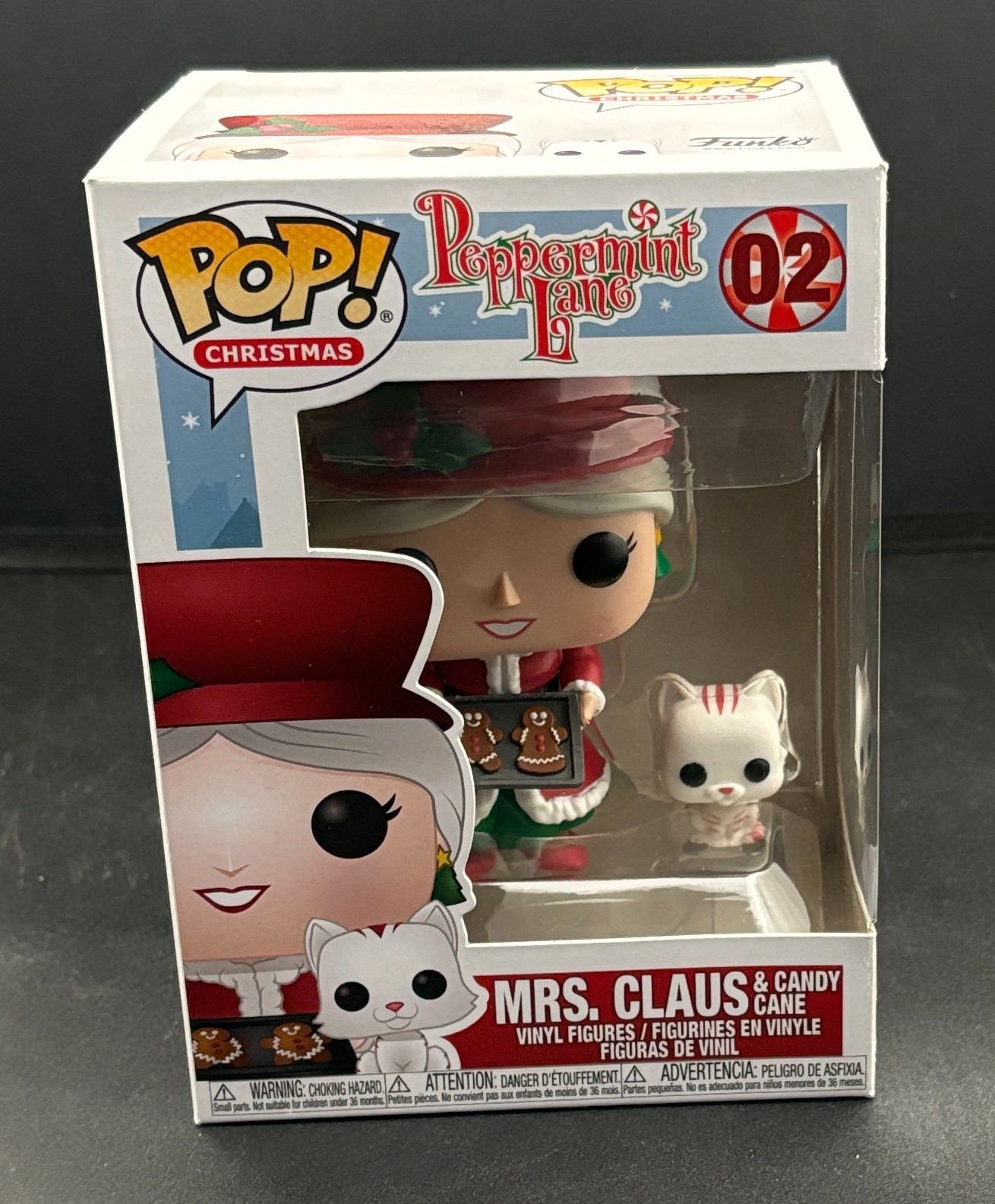 New Funko Pop Peppermint Lane Mrs. Claus & Candy Cane #02
