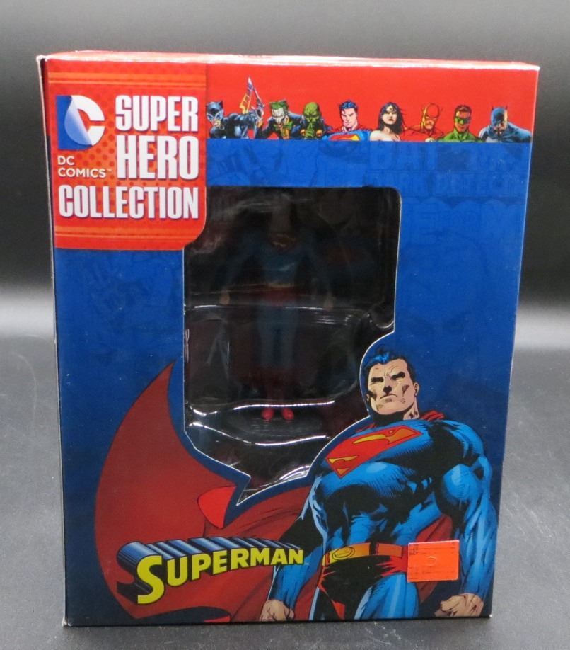 New DC Super Hero Collection Superman 4-Inch Collectible Figure & Comic ...