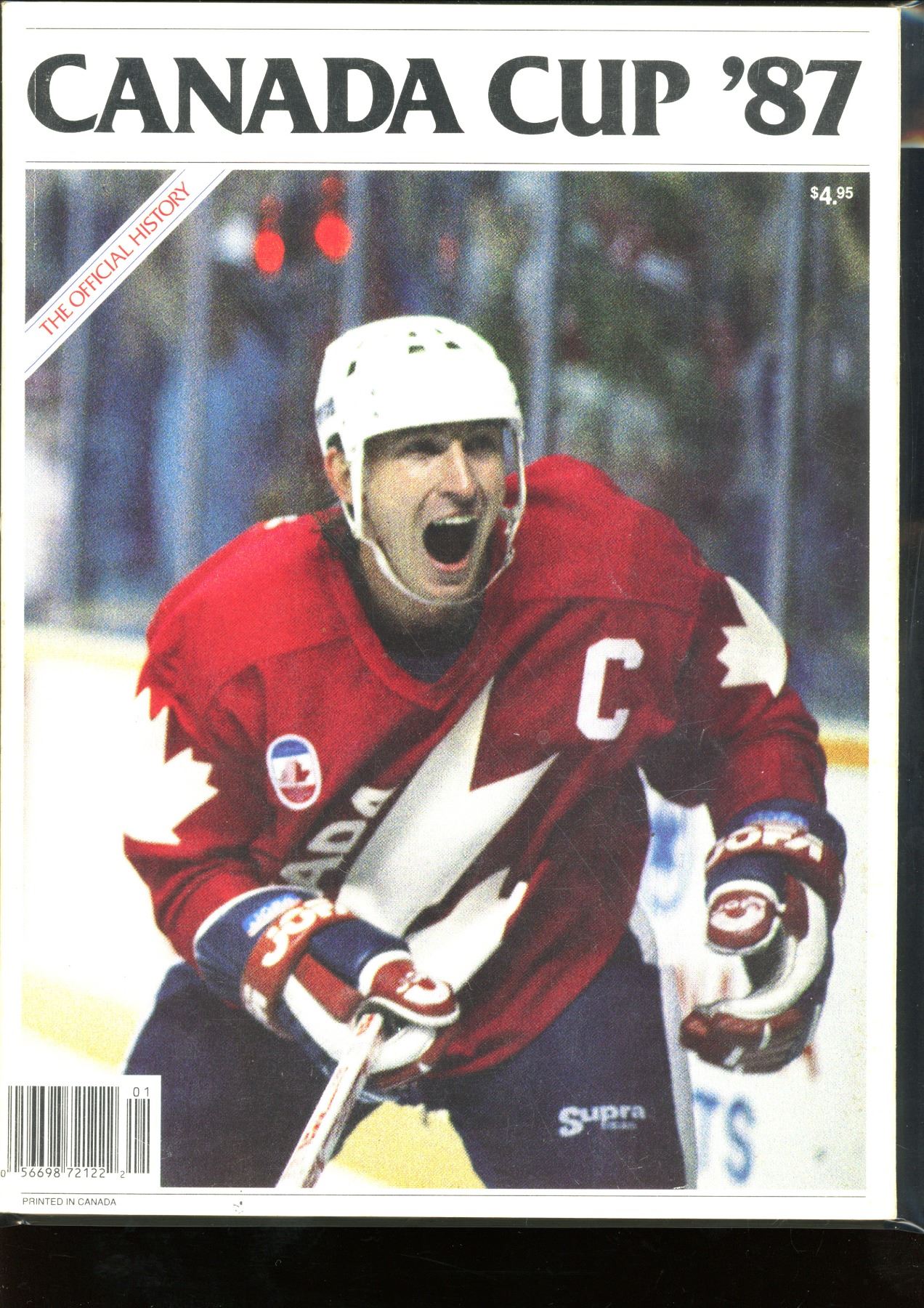 1987 Canada Cup ‘87 The Official History Magazine Wayne Gretzky Cover