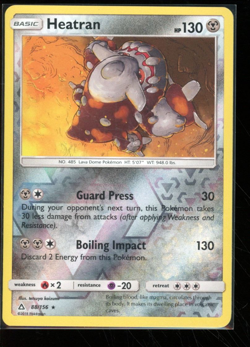 Pokemon Heatran - 88/156 - Rare Reverse Holo Ultra Prism