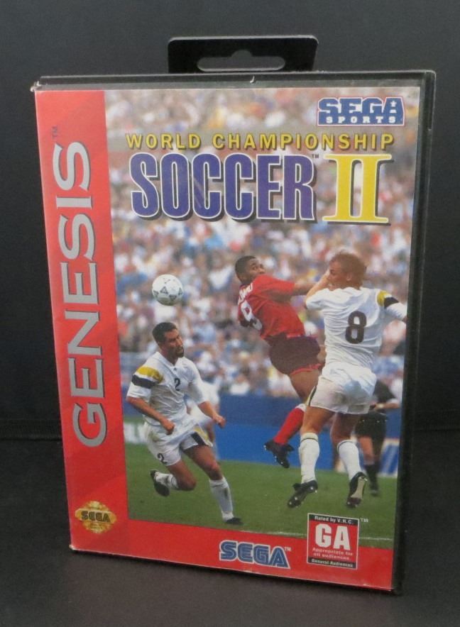 World Championship Soccer II (Sega Genesis, 1994) With Case