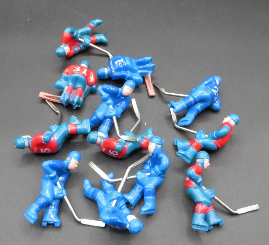 Vintage Stiga Team Canada & Team USA Table Top Hockey Players With ...